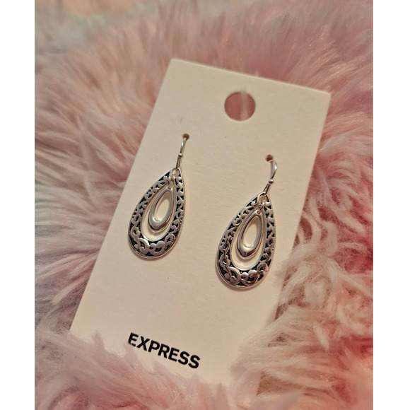 Express | Jewelry | Nwt Express Boho Style Small Silvertone Dual ...